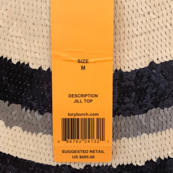Tory Burch | Tops | Nwttory Burch Sequined Jill Top | Poshmark
